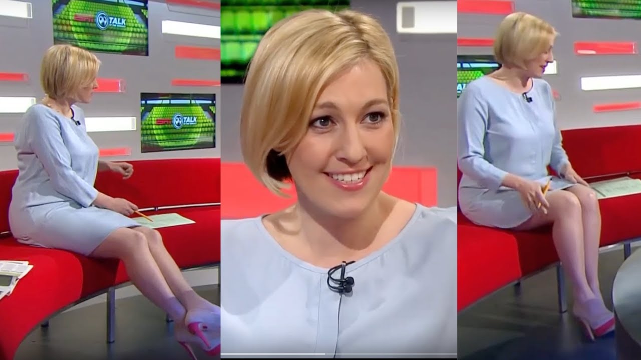 Kelly Cates Great Legs/Thighs in Short Blue Dress & Heels – ESPN 2011 ...